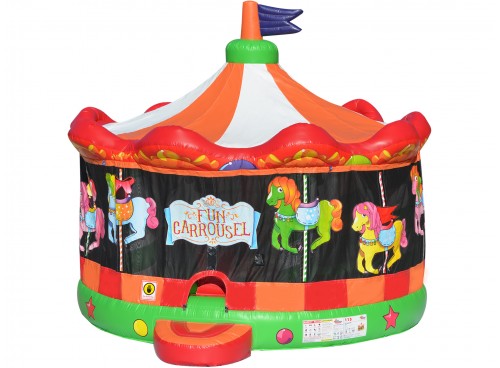 Inflatable Fun Carousel: Bounce House - BeBounceHouses