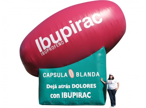 Inflatable Pfizer Giant Pill - Inflatable Depot